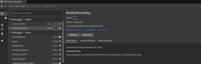 How to use NuGetForUnity correctly in unity？ - Getting Started - Unity Discussions