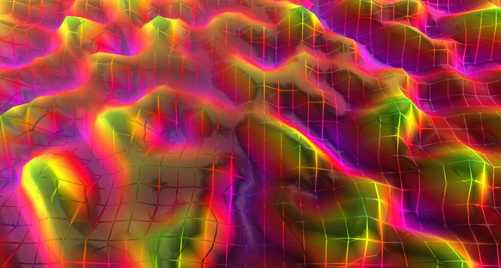 Shader Graph on mesh. How to make a semi transparent grid? - Unity ...