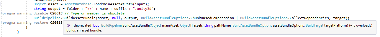 Building Assetbundles From Script In Unity 5 Unity Engine Unity Discussions 