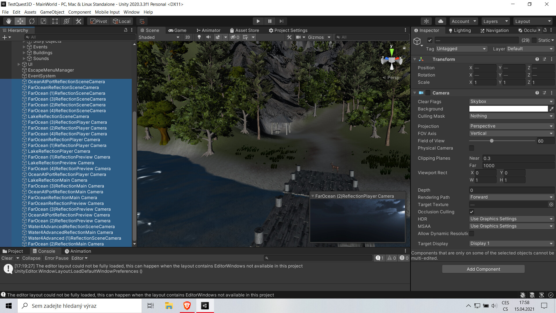 Water4 from standard assets creating reflection cameras in hierarchy - Unity Engine - Unity ...