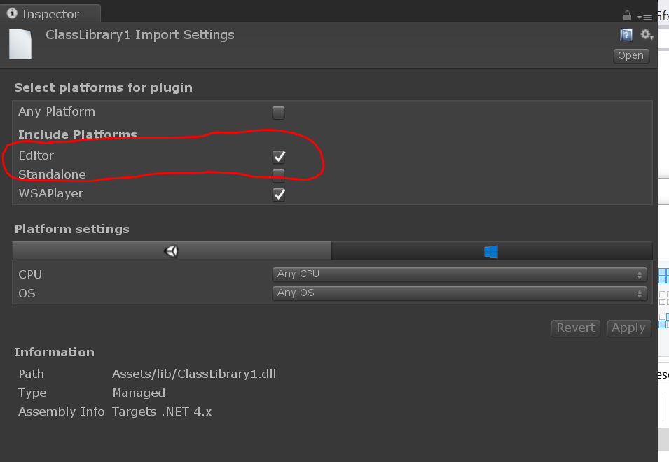 Enable Winmd Support And Precompiled Dlls Unity Engine Unity Discussions