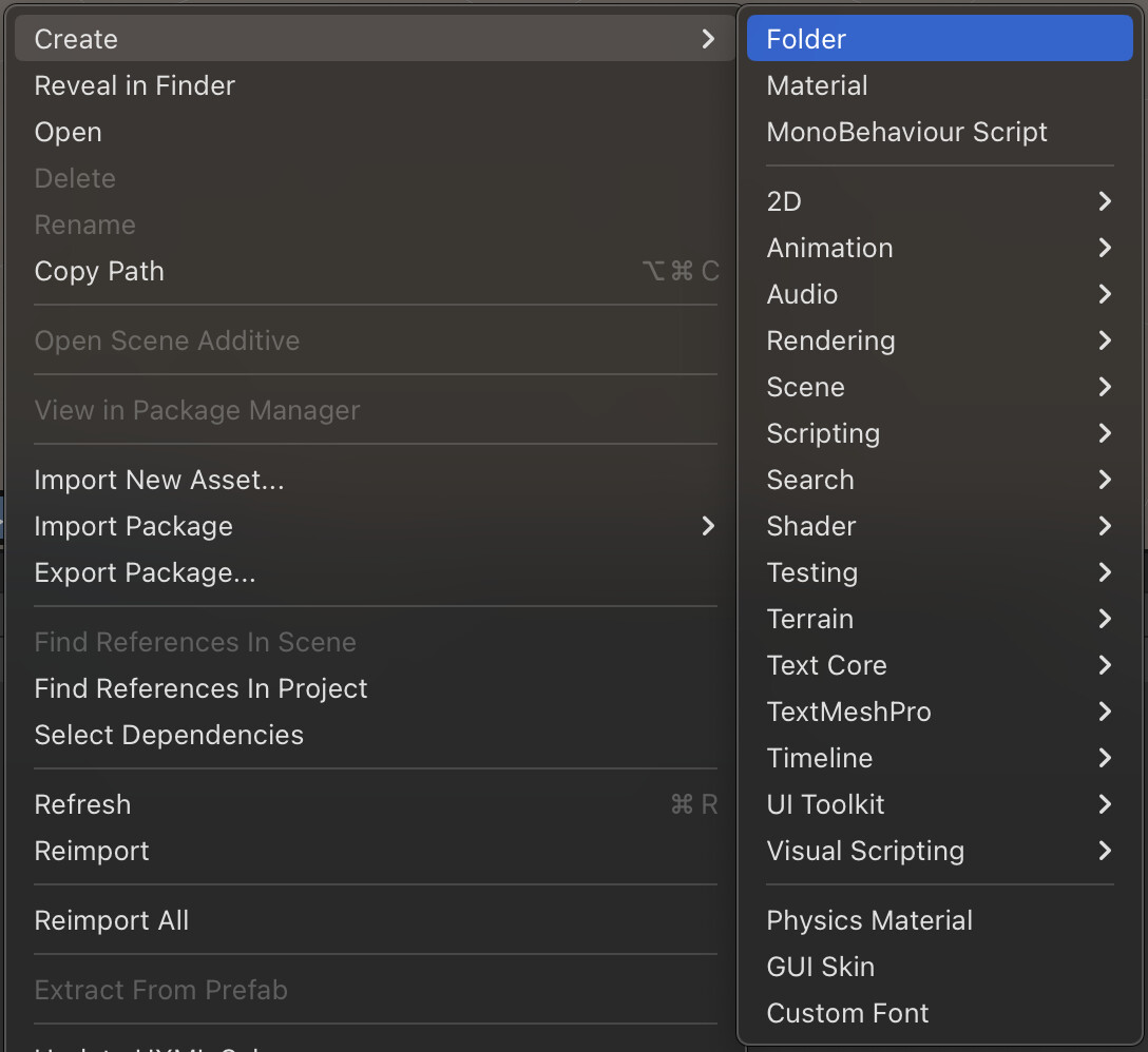 The Assets/Create menu - Unity Engine - Unity Discussions