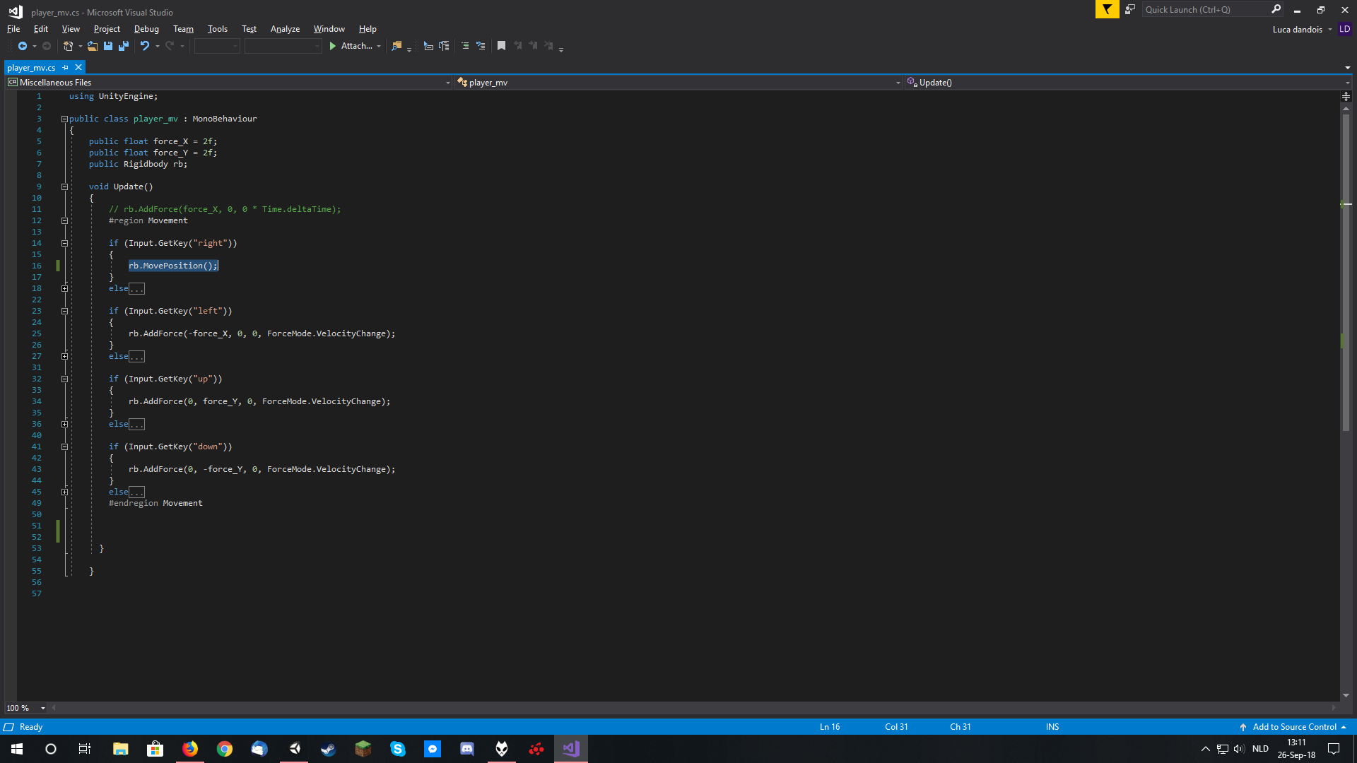 Player keeps glitching through walls - Unity Engine - Unity Discussions