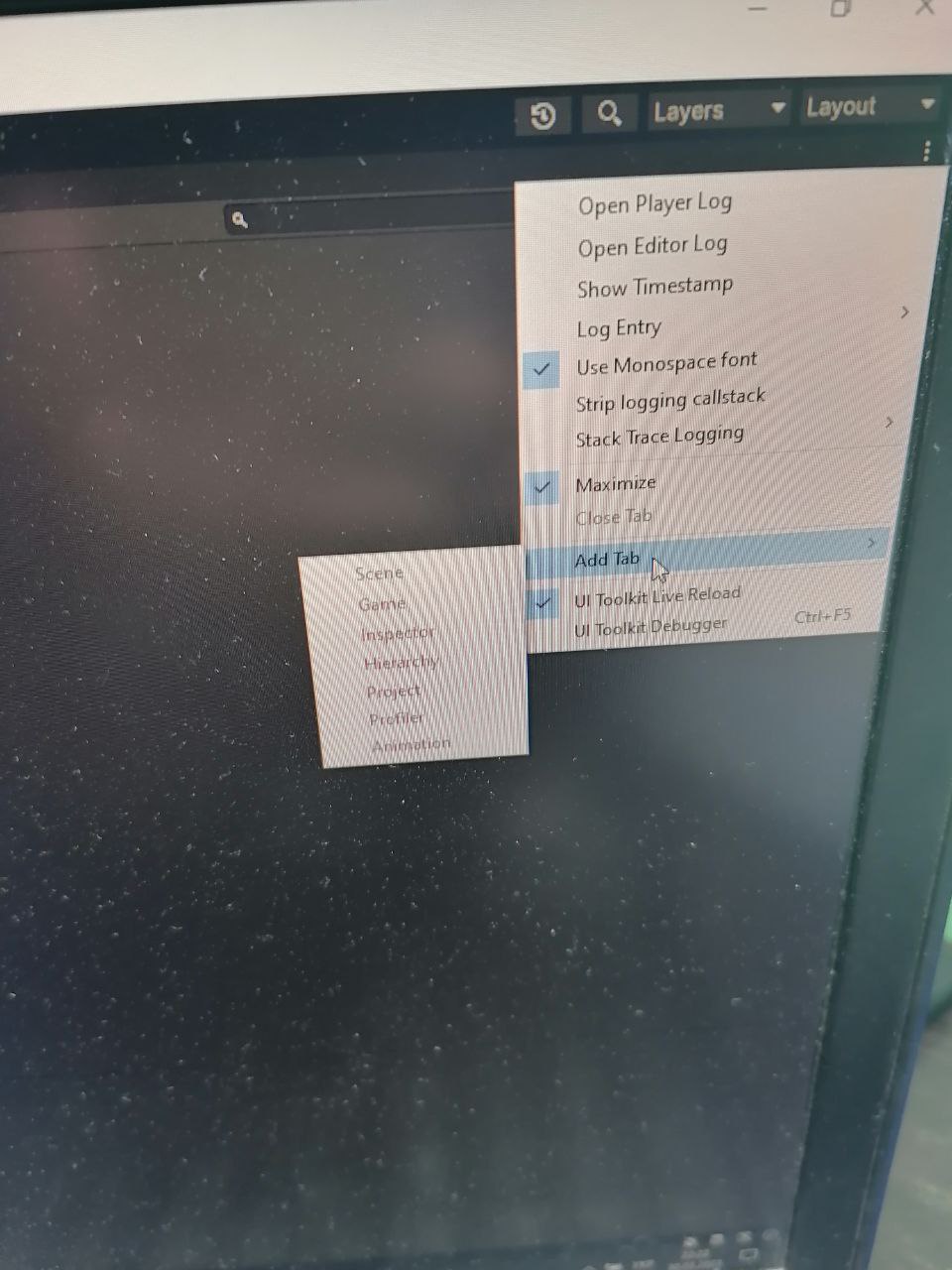 what to do if the objects from the add tab are not available in the ...