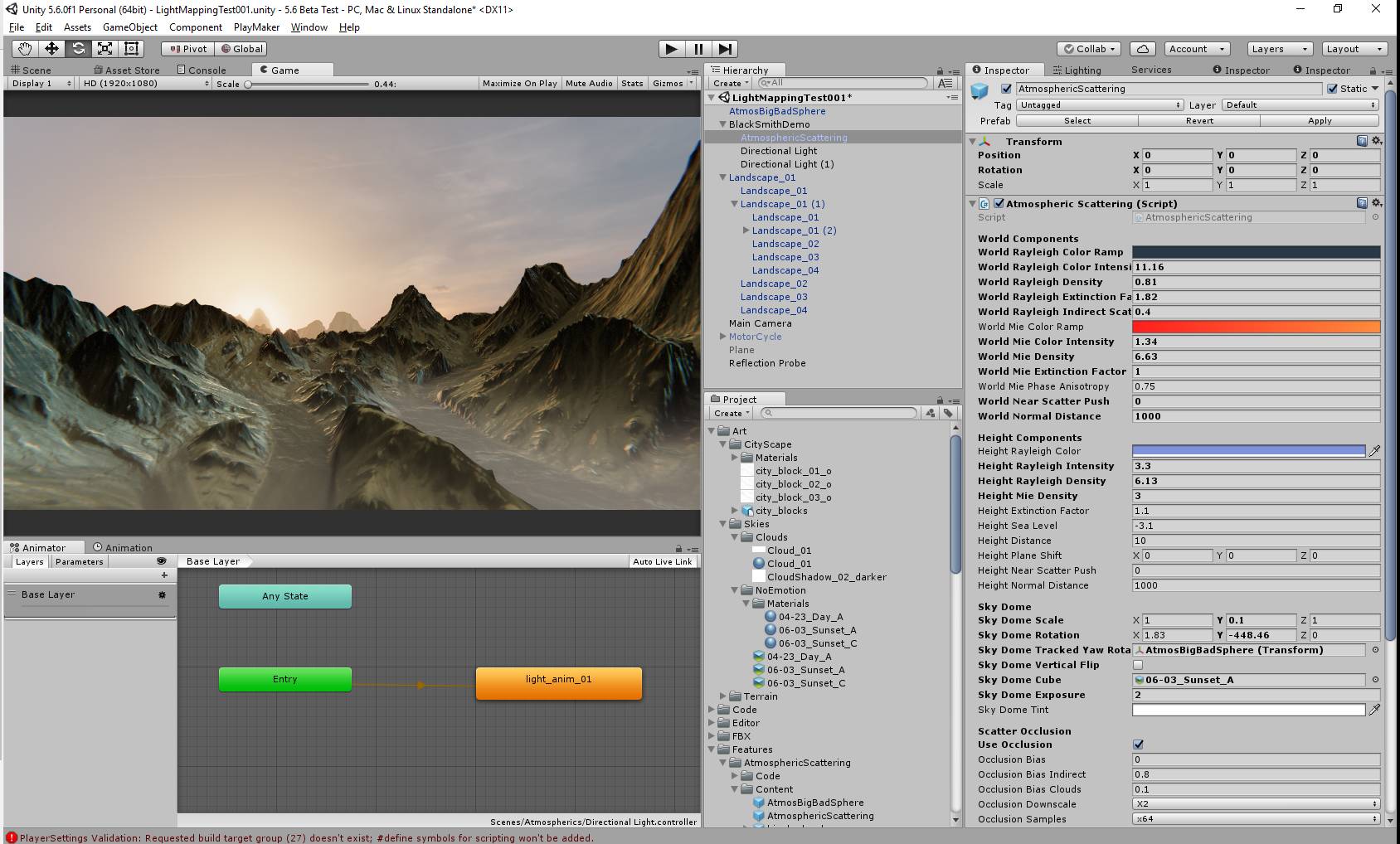 Blacksmith Atmospheric Scattering failing in Unity 5.5 - Questions ...