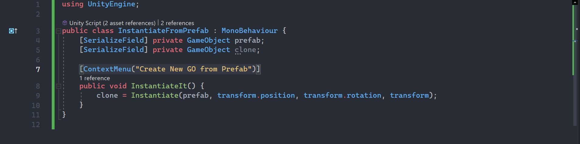 GameObject Reference Disappear in PlayMode When using Prefab ...