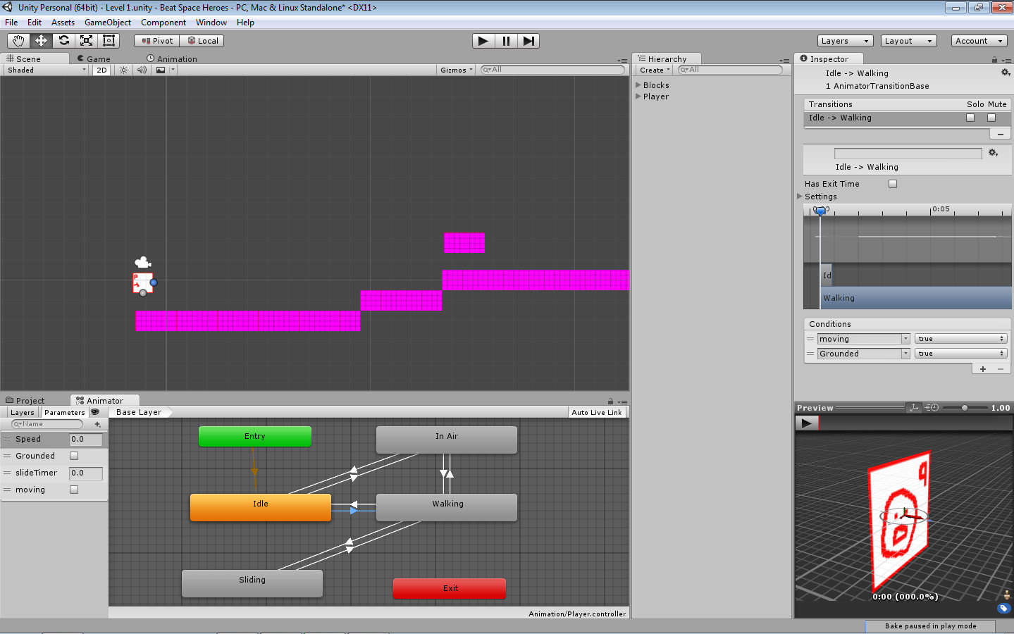 Animator: Transition issues (in air animation) 2D platformer - Unity Engine - Unity Discussions