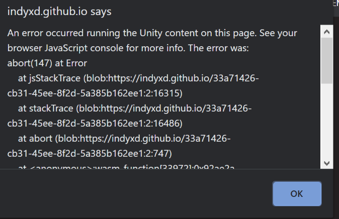 My Webgl build crashes - Unity Engine - Unity Discussions