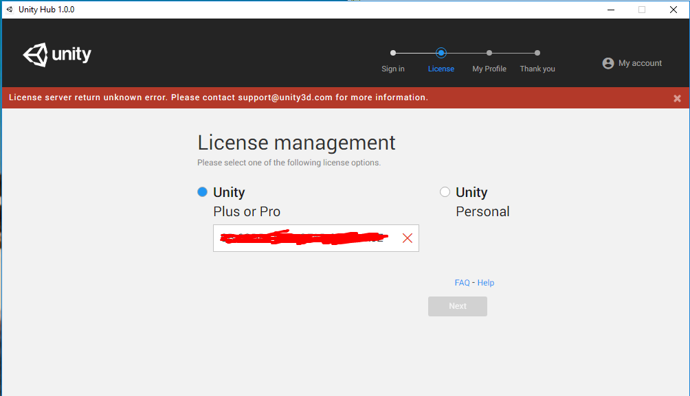 Unable To Activate License Unity Engine Unity Discussions