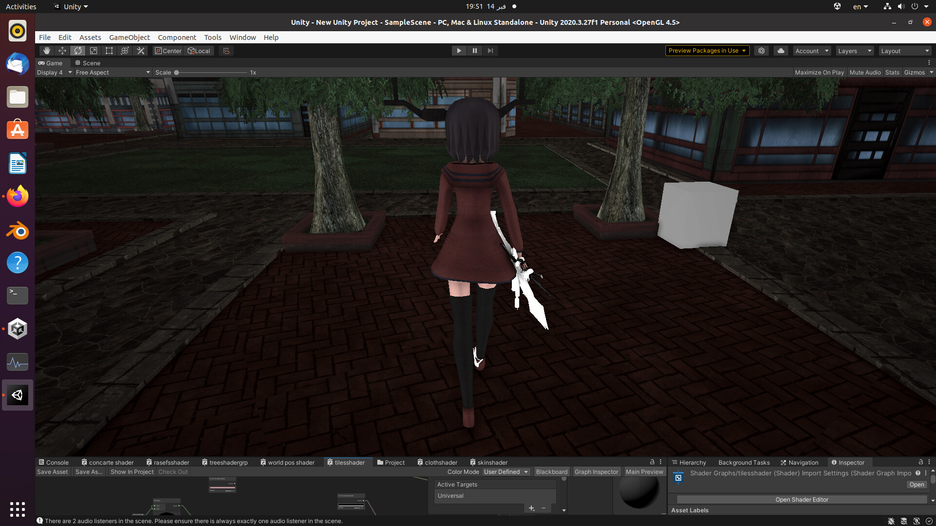 world space shader giving me a weird glitch when i running my project - Unity Engine - Unity ...