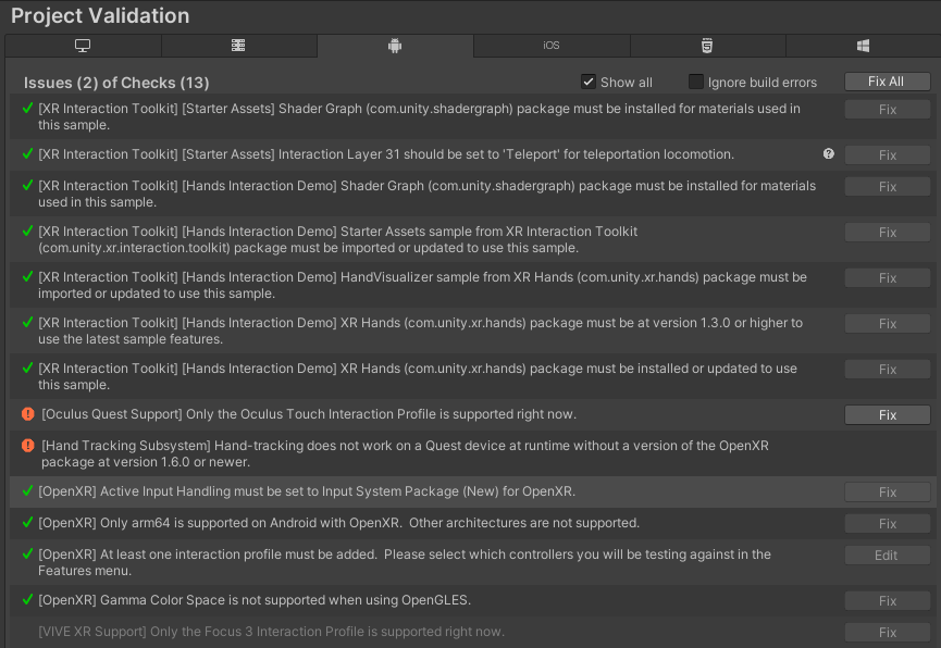 OpenXR Interaction Features on Quest - Unity Engine - Unity Discussions