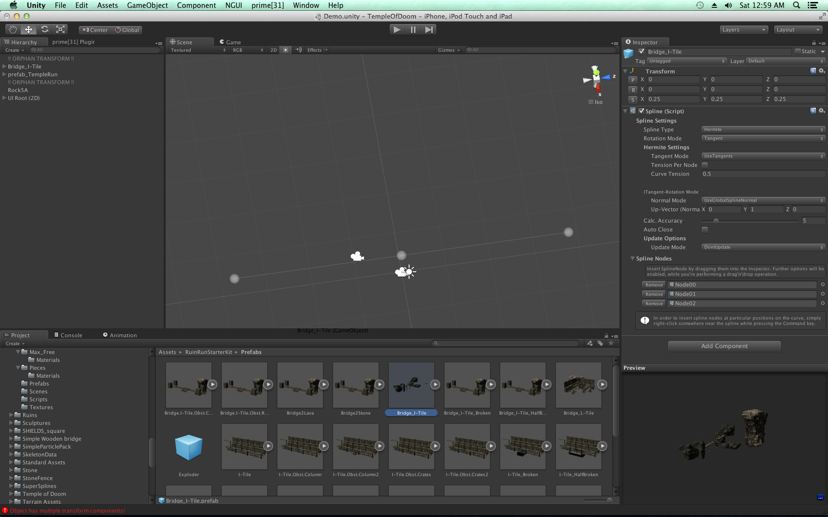 Object has multiple transform components! - Unity Engine - Unity Discussions