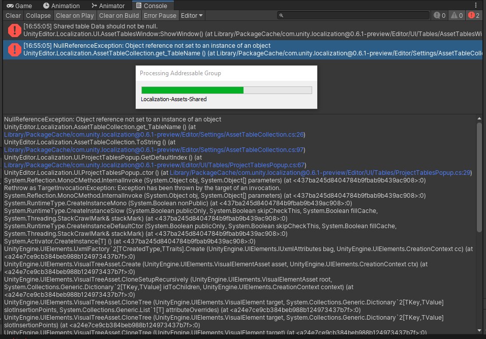 Shared table Data should not be null. - Unity Engine - Unity Discussions