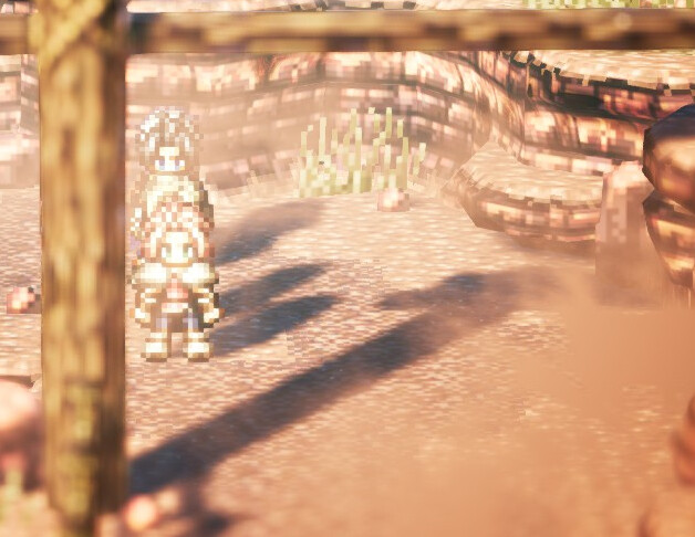 How do games like Octopath Traveler handle the angle of shadows, and is this even possible in ...