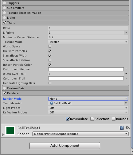 Draw Trail Behind Player When Its Not Moving Unity Engine Unity