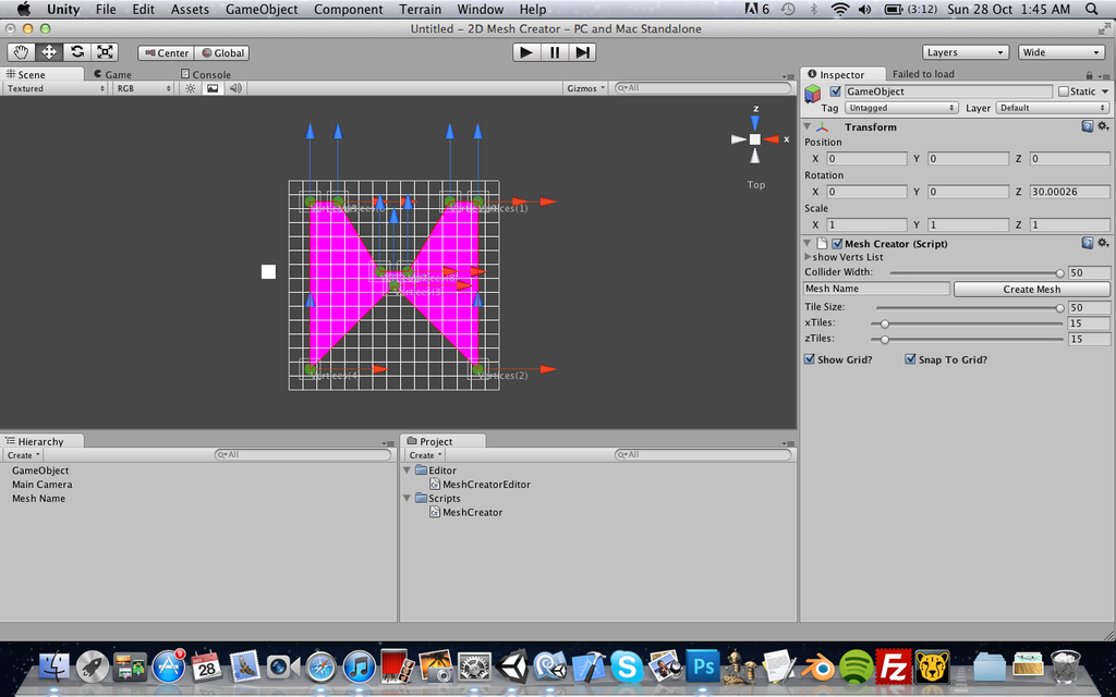 Uni-Mesh ($3) - A Editor Extension to make 2D Meshes for your games! - Community Showcases ...