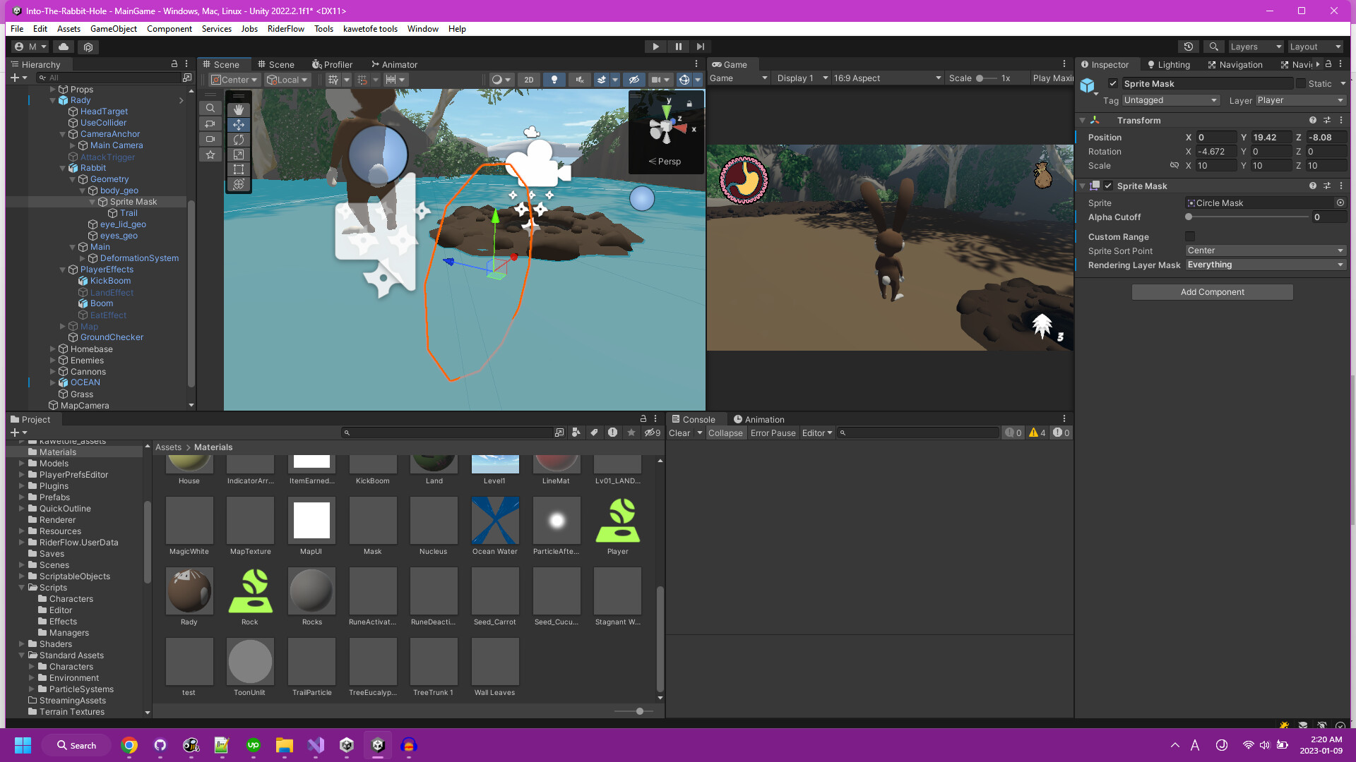 How To get Effect Rendering in Front of Everything But Player - Unity Engine - Unity Discussions