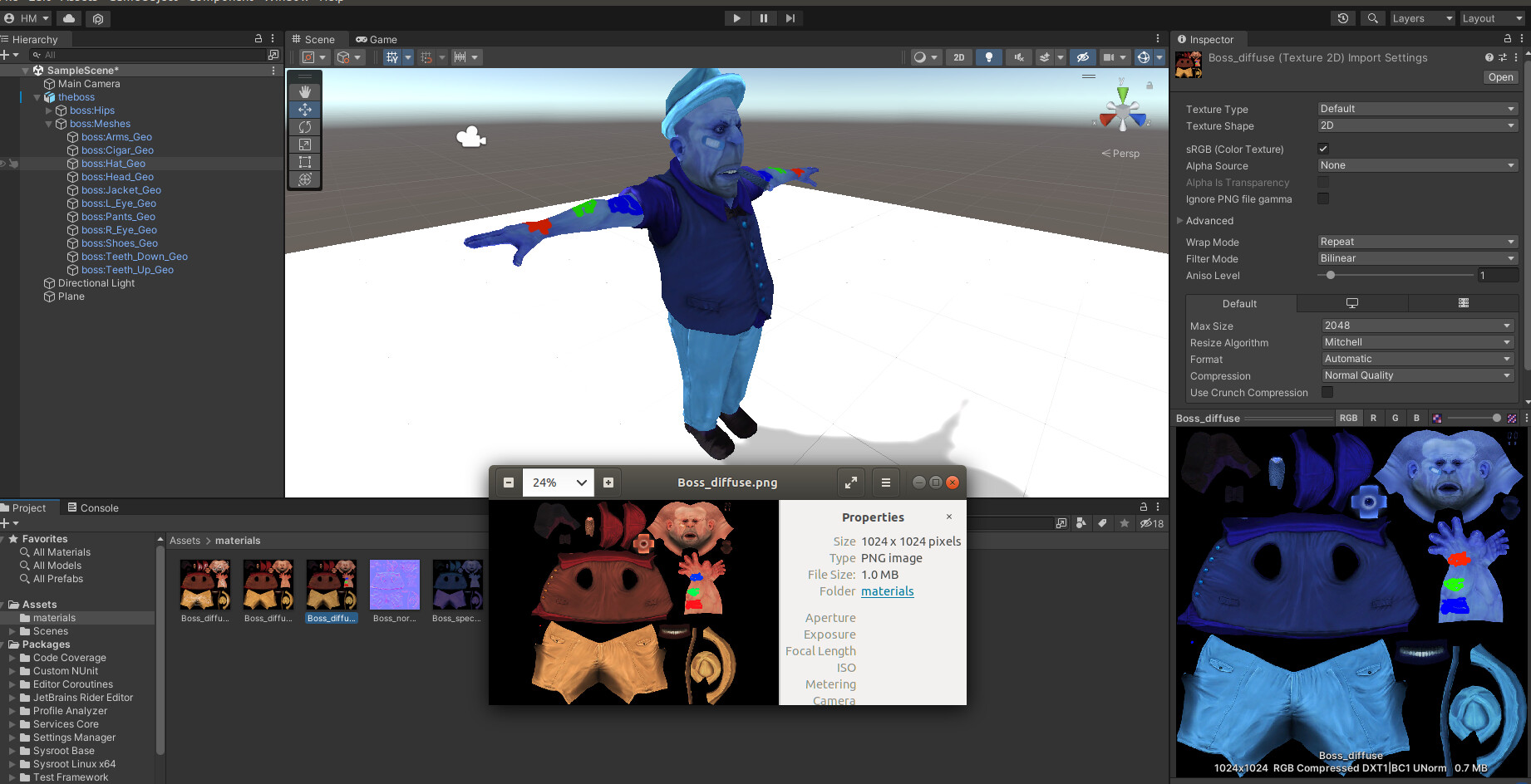 Texture of imported characters from Maximo seems bluish - Unity Engine - Unity Discussions
