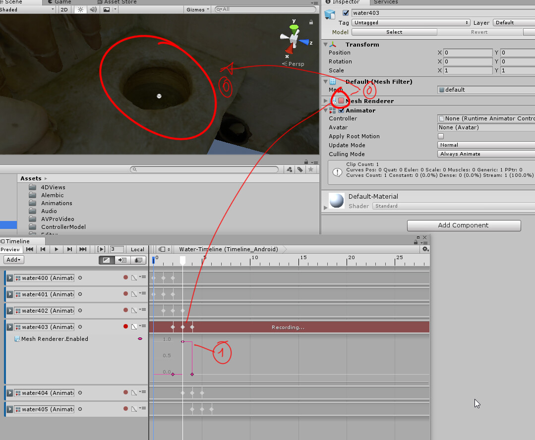 TImeline keyframe issue. Cannot set keyframe. If just flickers off/on. - Unity Engine - Unity ...