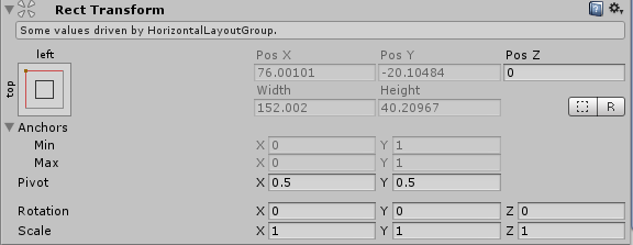 Why does the icon on RectTransform looks different in the old and in the new project? - Unity ...