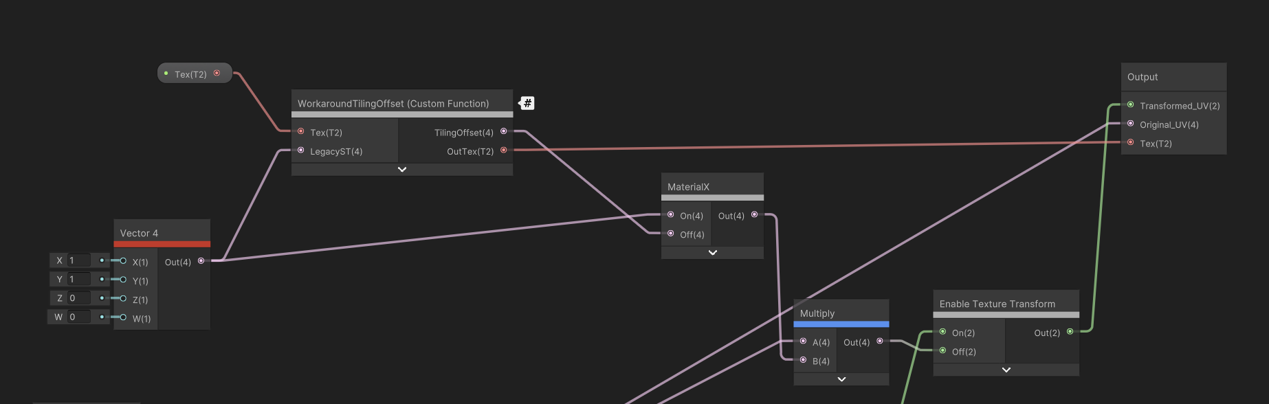Ability to work around MaterialX conversion limits in existing graphs - Unity Engine - Unity ...