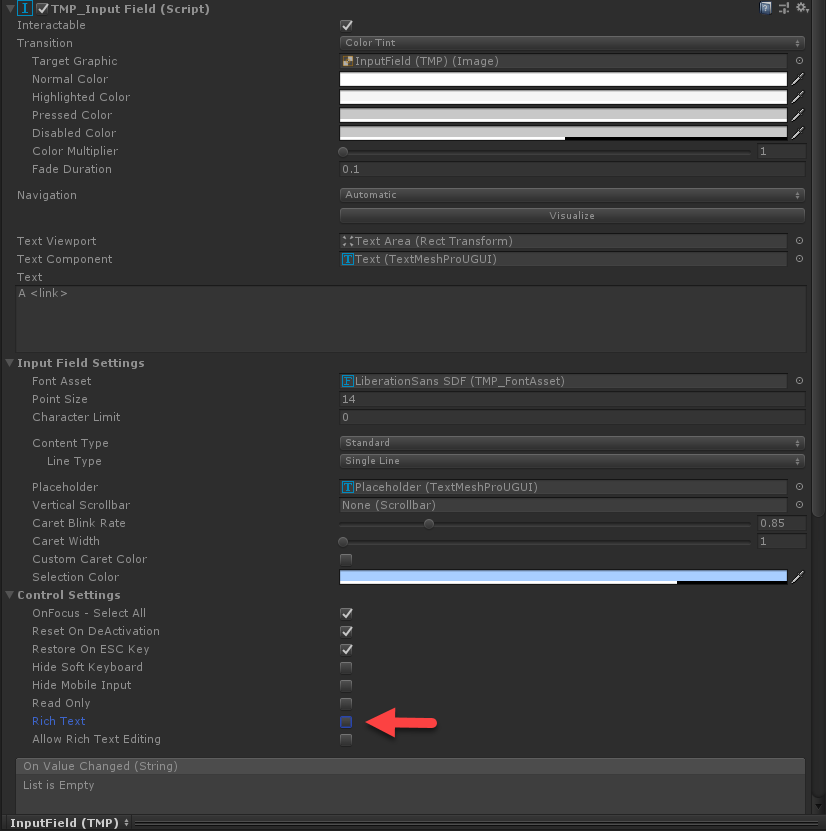 How To Not Make Tag Invisible Automatically In Textmesh Pro Inputfield Unity Engine Unity
