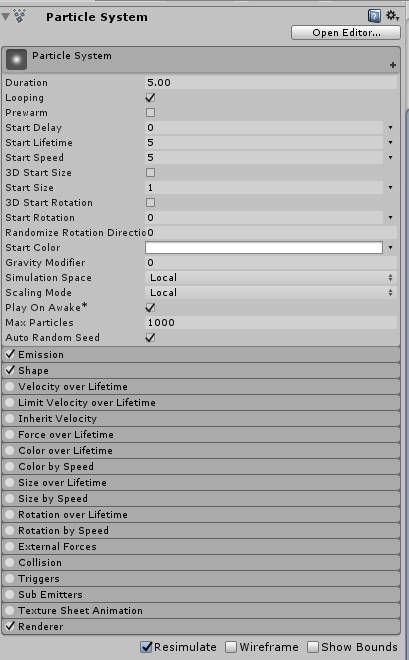 I Can T See The Trails Module When I Am Working With Particles Questions And Answers Unity