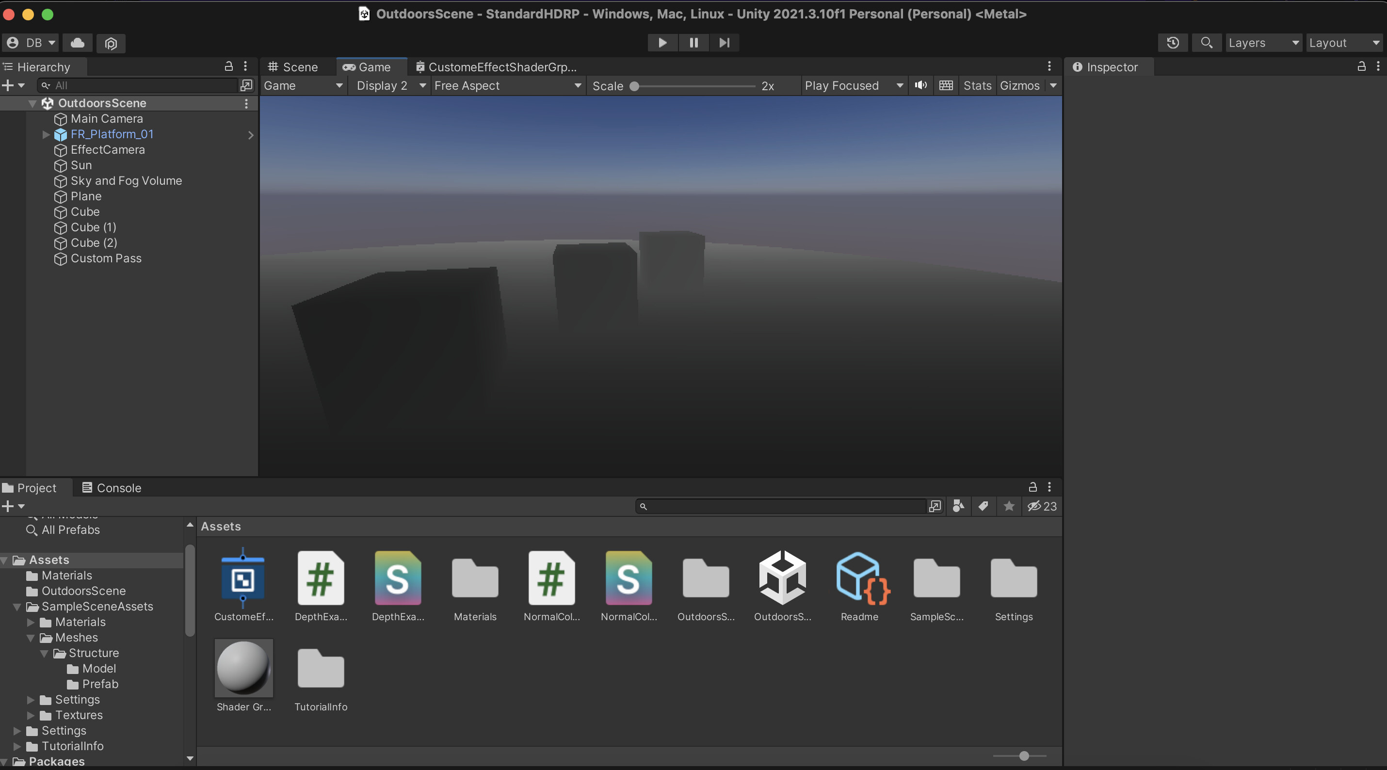 How to have both a Depth and Normal camera in the same HDRP Scene - Unity Engine - Unity Discussions