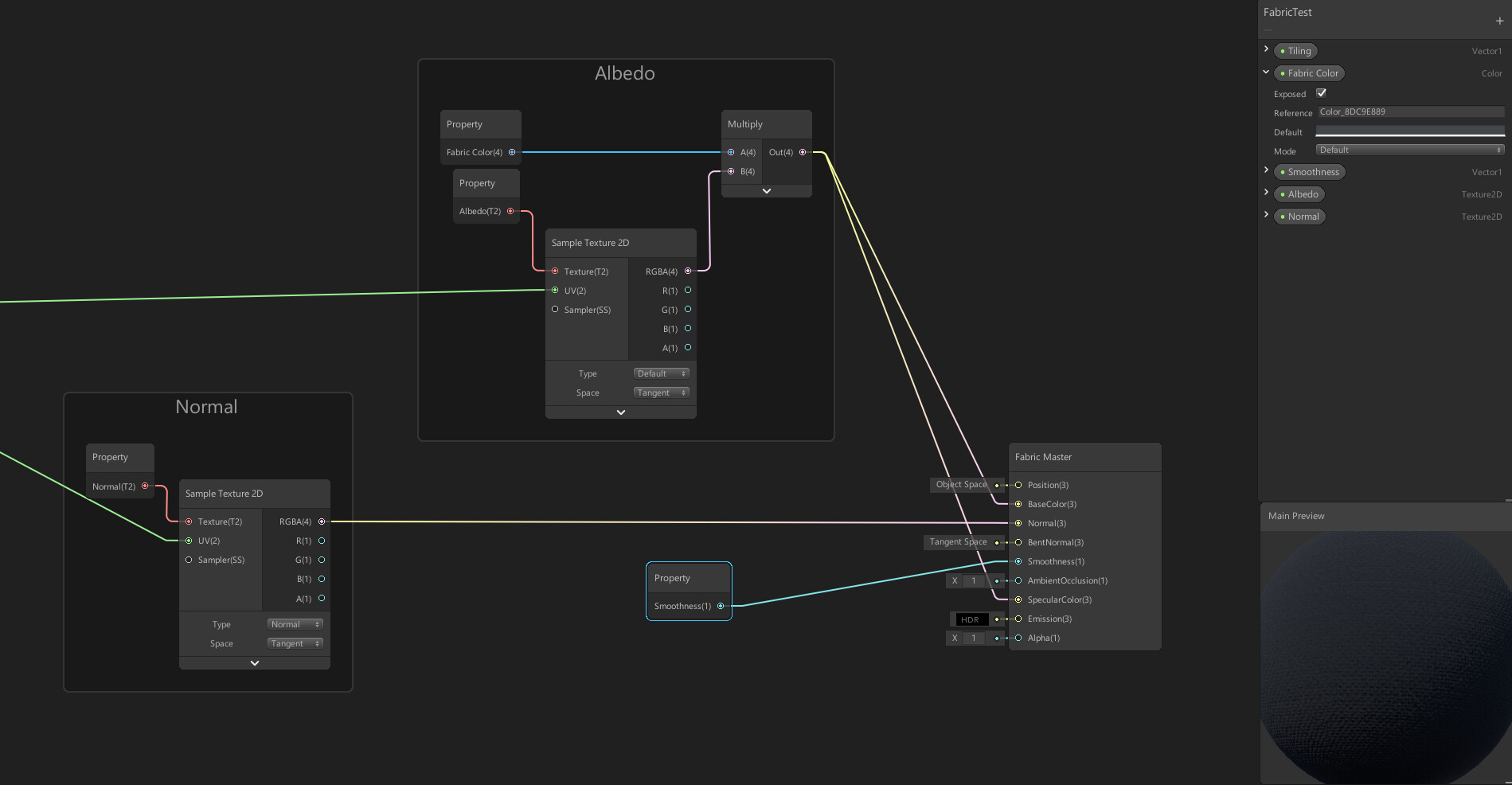 HDRP Shadergraph Fabric documentation or demonstrations? - Unity Engine - Unity Discussions