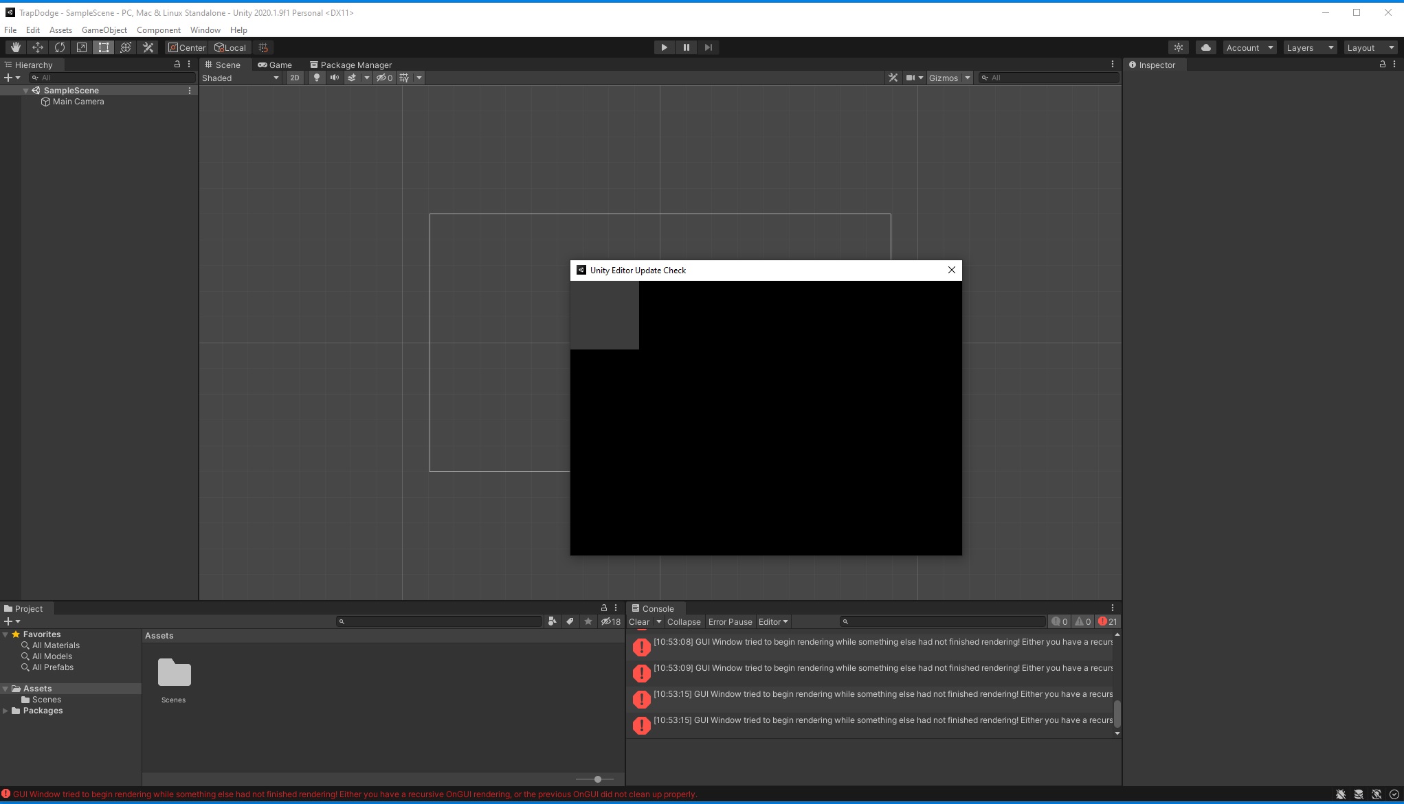 Unity 2020 1 9f1 Object Reference Not Set To An Instance Of An Object Unity Engine Unity