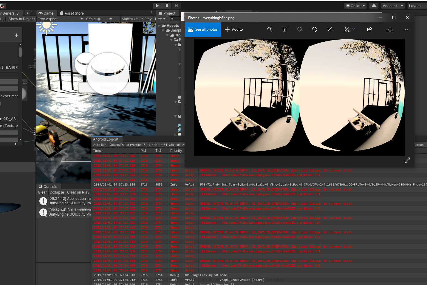 Broken Single-Pass Stereo on Oculus Quest - Unity Engine - Unity Discussions