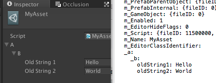 How to trigger actual field renaming In embedded instances of ScriptableObject asset files while ...