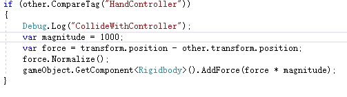 Object change direction after collide with controller - Questions & Answers - Unity Discussions