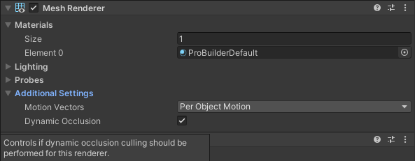 Probuilder Objects Not Rendered With Certain Camera Angles Unity Engine Unity Discussions