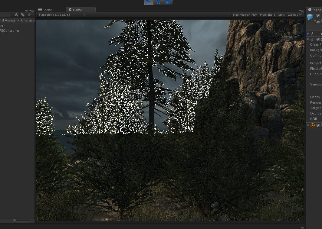 Terrain trees sparkle in deferred rendering - Unity Engine - Unity Discussions