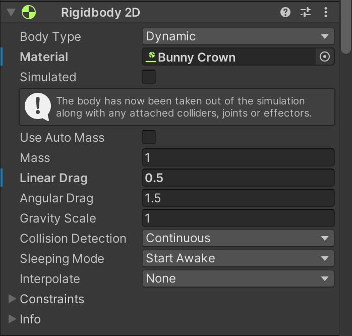 Physics Material 2D FPS Issue - Unity Engine - Unity Discussions