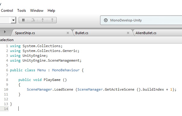 Menu Play button not working. - Questions & Answers - Unity Discussions