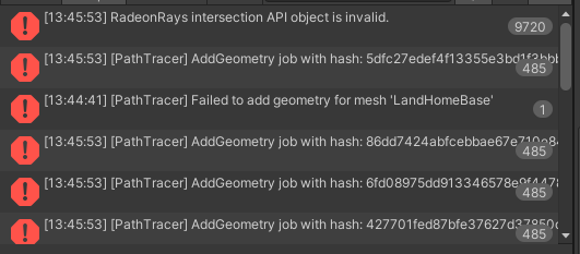 Progressive GPU Error : Failed to add geometry for mesh 'stud'; mesh is ...