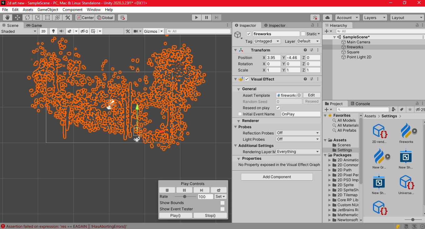 [SOLVED] VFX Graph particles not rendering with URP 2D renderer - Unity Engine - Unity Discussions