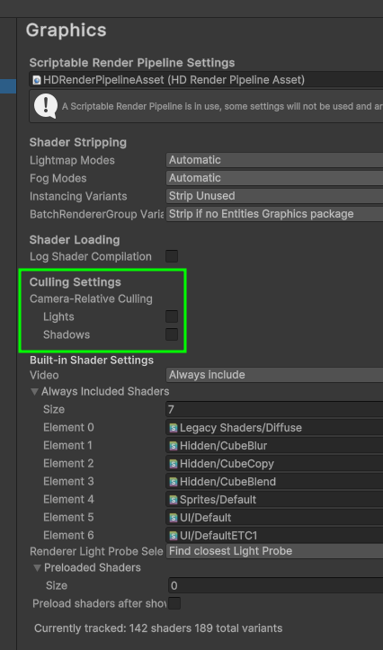 Camera Relative Culling Unity Engine Unity Discussions