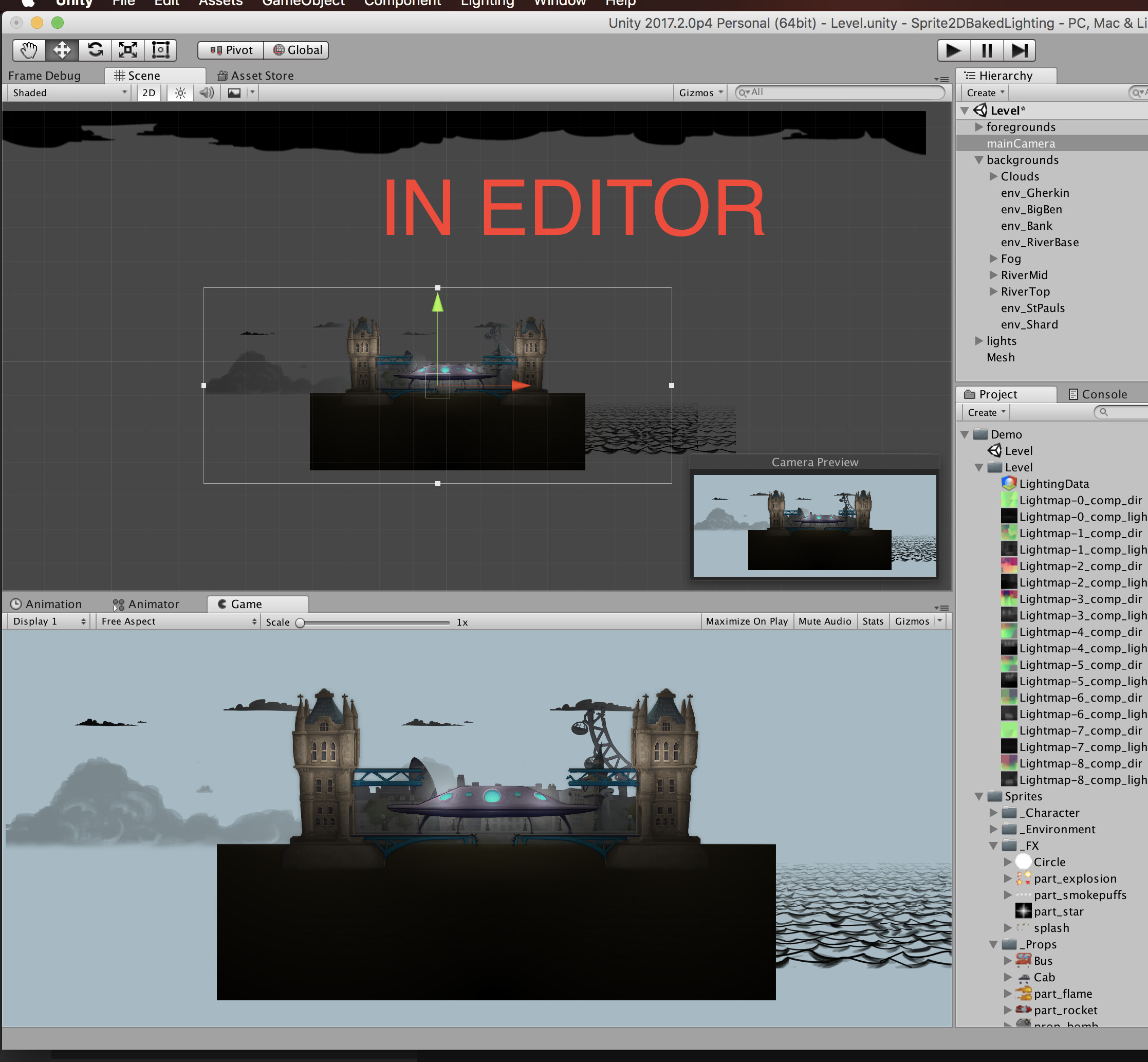 Bake Sprites Lightmaps - Unity Engine - Unity Discussions
