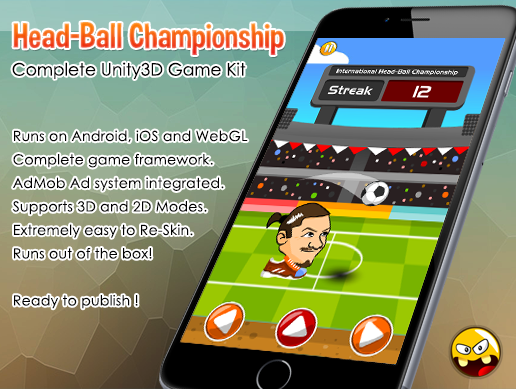 Head-Ball Championship Game Kit for Unity 3d - Community Showcases ...