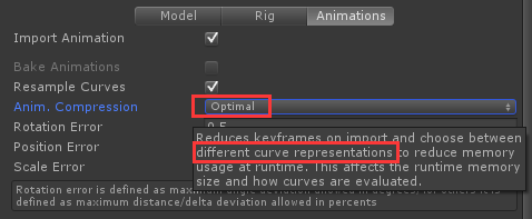 What did unity's Animation Compression options optimal do? - Questions ...