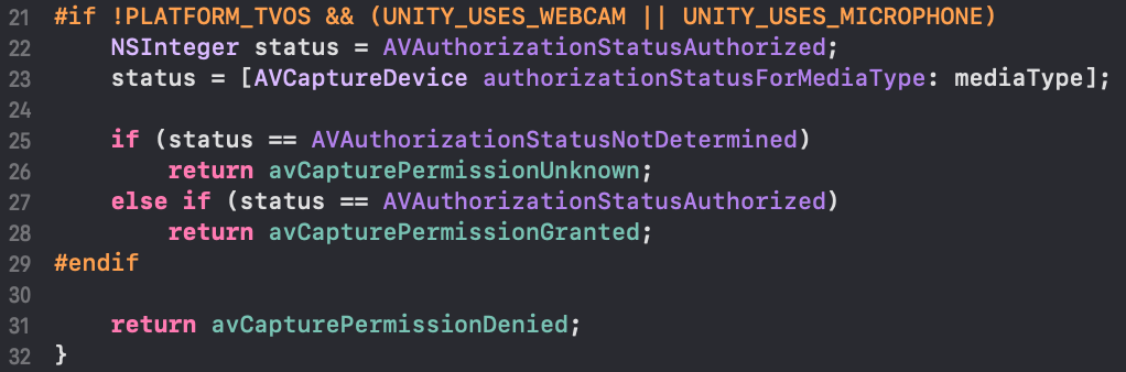 Porting iOS App: Unavailable APIs still included in visionOS build - Unity Engine - Unity ...