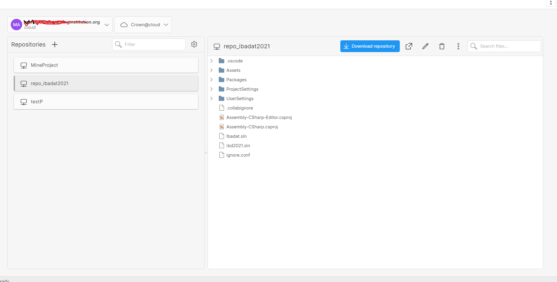 unity project is connected with plasric cloud already, how to connect it with plastic scm App ...