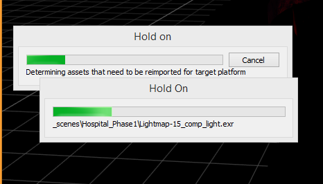 Unity re-importing assets used in other scenes during the PC build ...