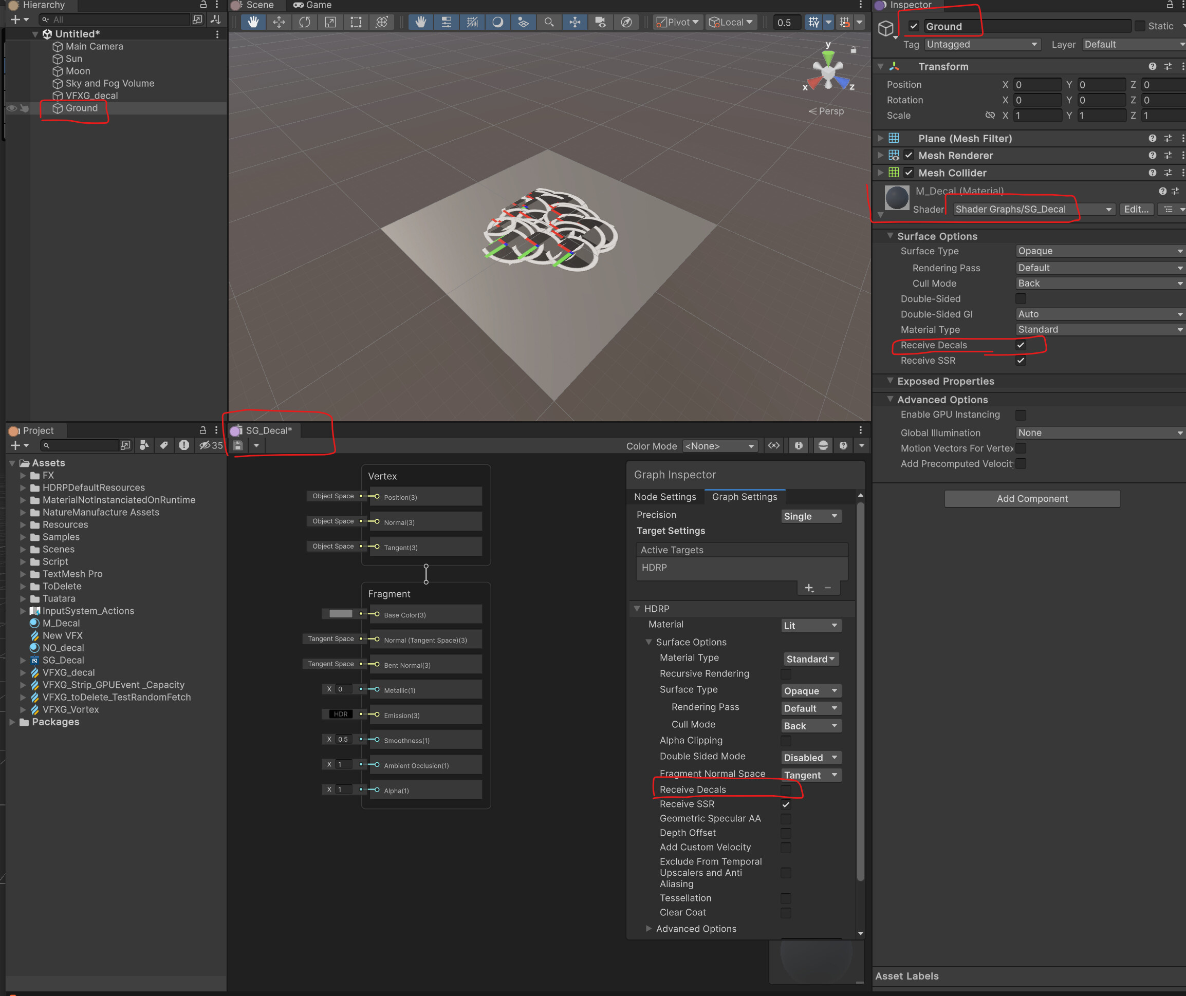 Forward Decal drawn on material with Receive Decals disabled - Unity Engine - Unity Discussions