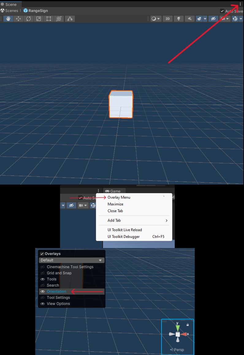 The Orientation overlay cube is not showing - Questions & Answers - Unity Discussions
