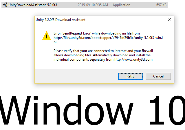 Windows 10 fresh unity install problem - Questions & Answers - Unity Discussions