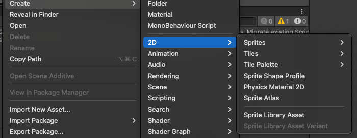 Where is the option to create sprite atlas in Unity 6? - Unity Engine ...